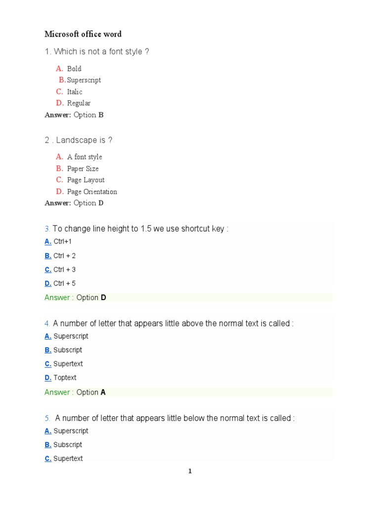 MCQ Exam Finalmodified | PDF | Double Click | Microsoft Excel