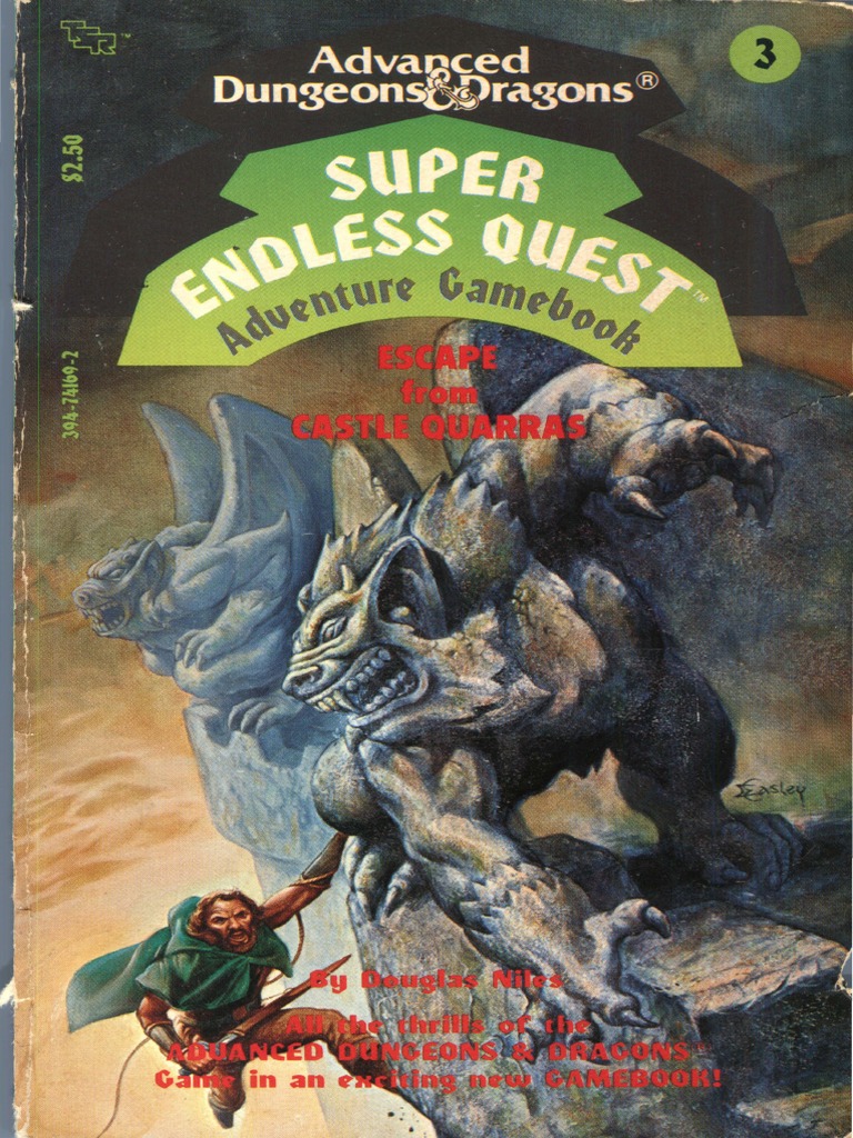 AD&D Adventure Gamebooks Escape From Castle Quarras | PDF | Dungeons & Dragons | Leisure