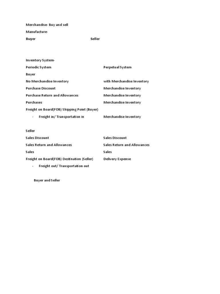 Merchandise | PDF | Service Industries | Trade