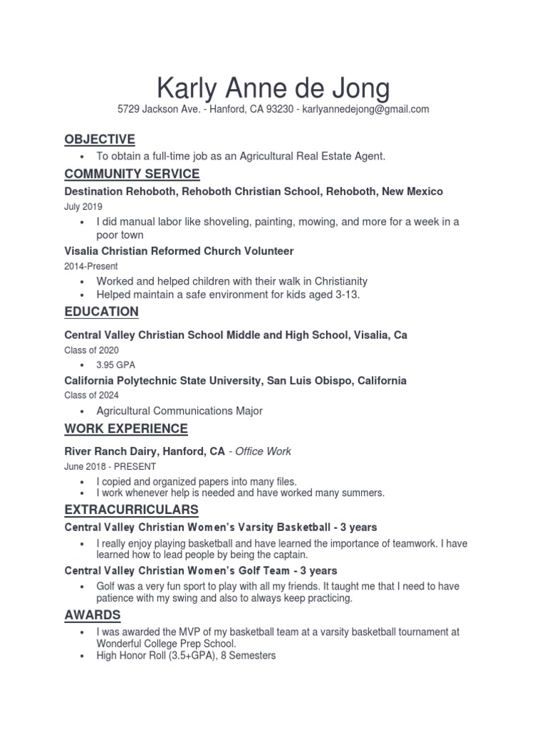 Resume-Agc Port | PDF