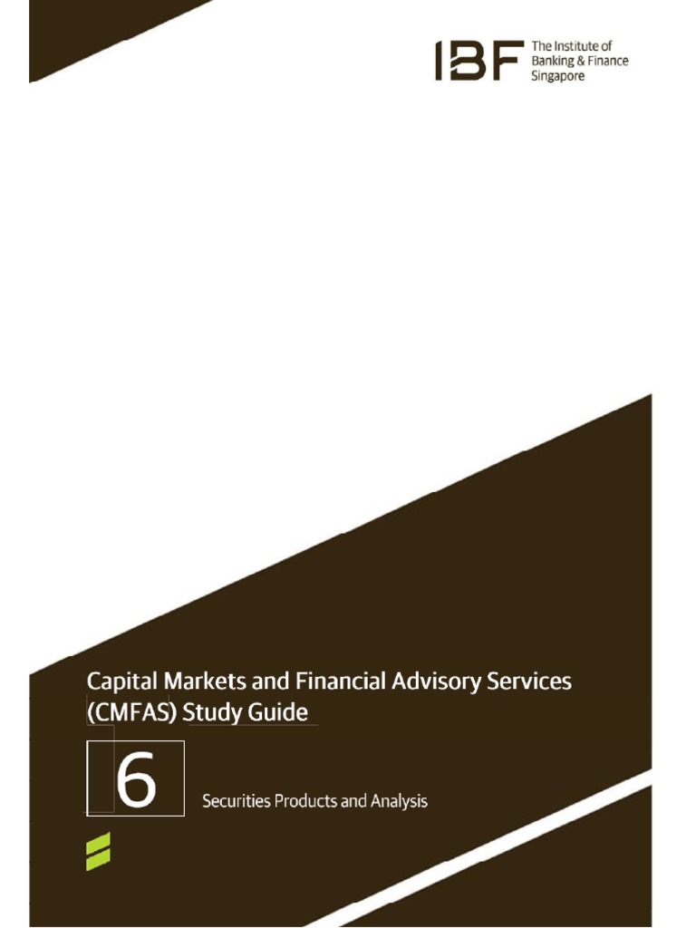 CMFAS M6 v2.8 PDF | PDF | Securities (Finance) | Stocks
