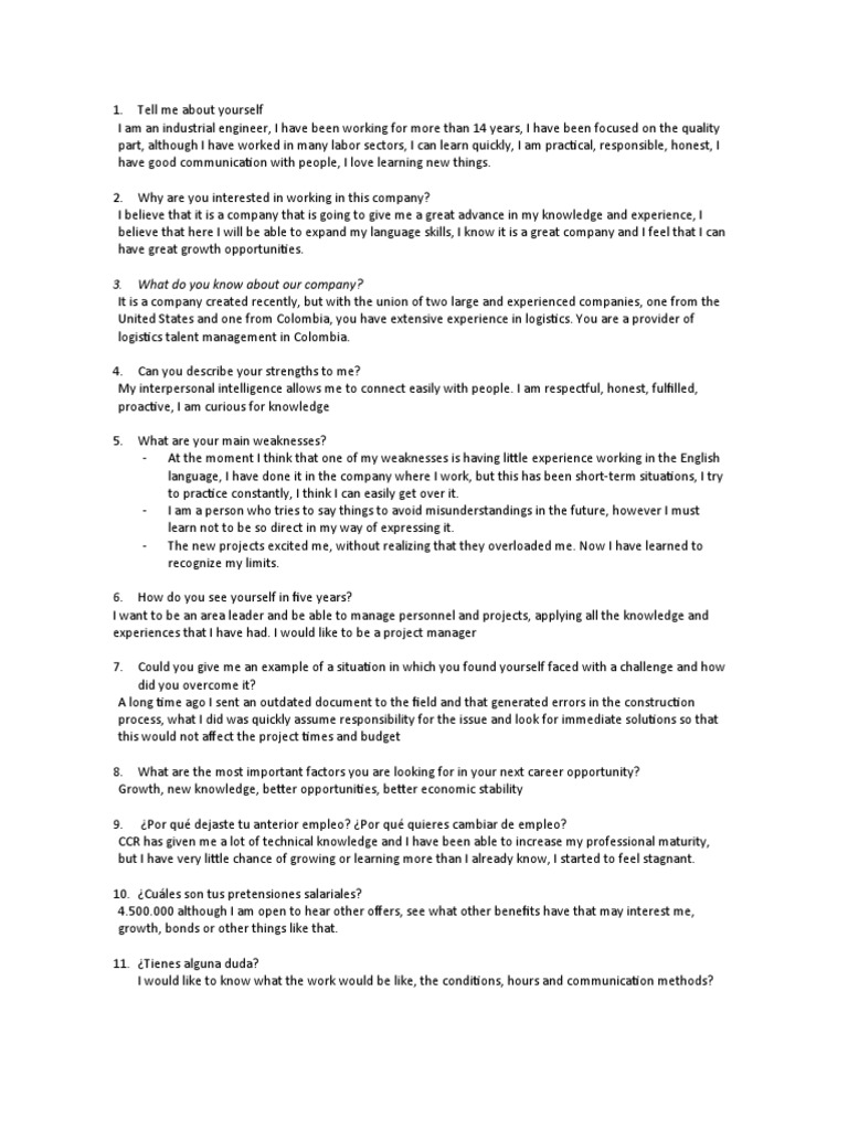 What Do You Know About Our Company? | PDF | Cognitive Science | Cognition