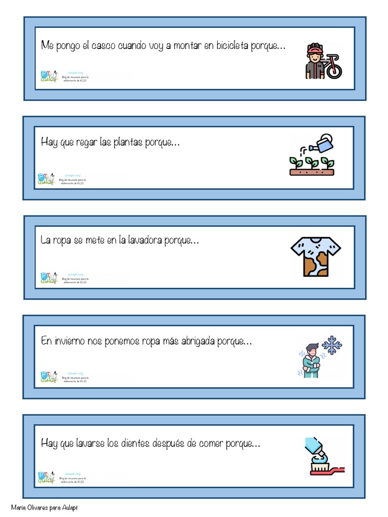 Tarjetas Causa Efecto | PDF