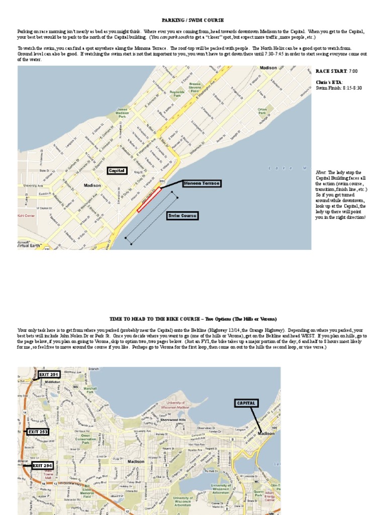Ironman Madison Spectator Guide | PDF | Sports