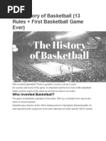 Physical Education Project On Basketball | PDF | Referee | Sports