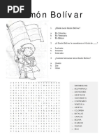 COMPRENSIÓN LECTORA Simón Bolivar | PDF | Historia