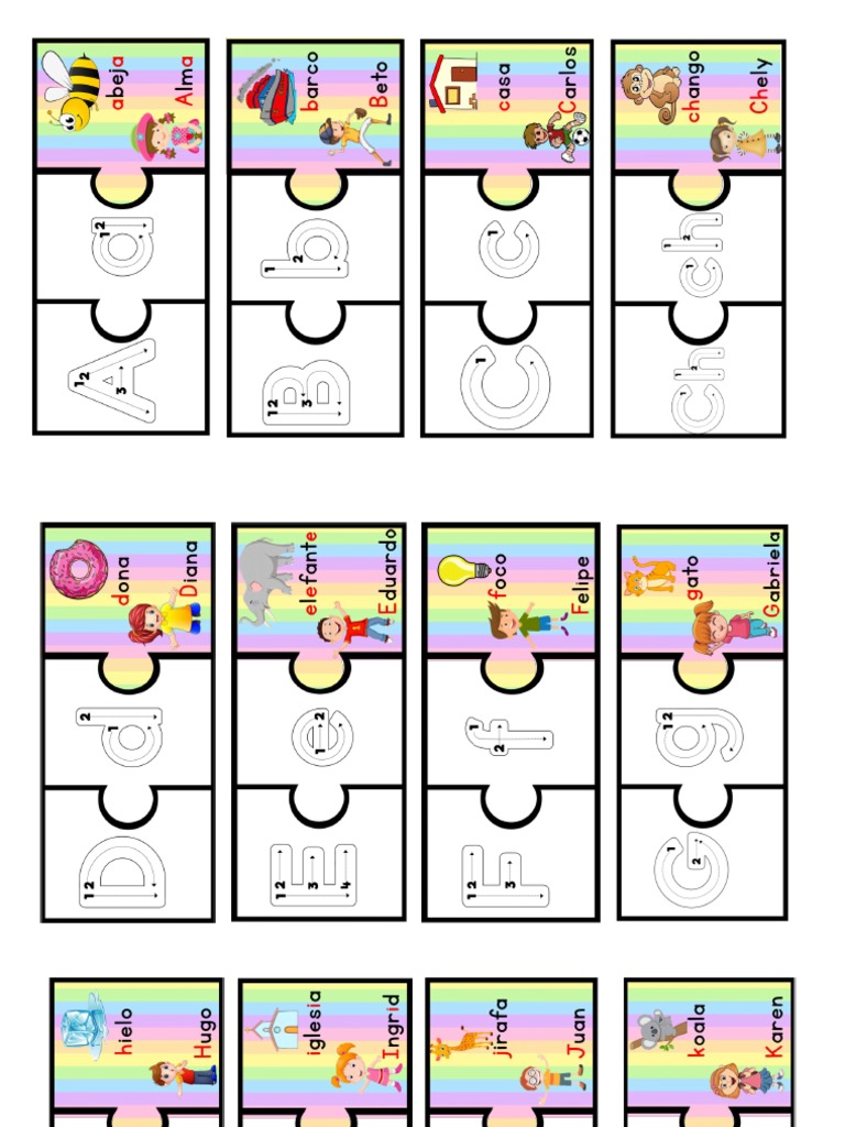 Rompecabezas Abecedario | PDF