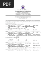 Math Rev Math 2nd Quarter Reviewer Grade 9 | PDF | Mathematical Concepts | Elementary Mathematics