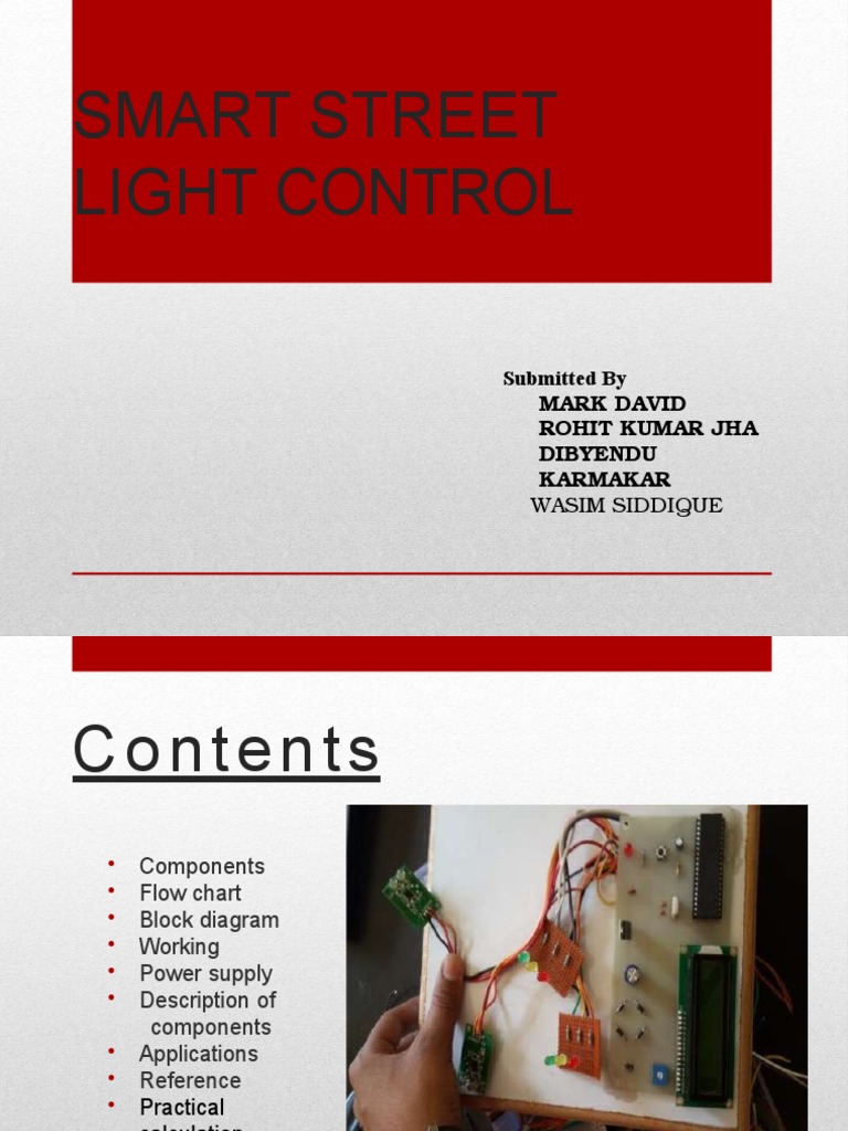 Intelligent Street Light Control System | PDF | Electrical Engineering ...