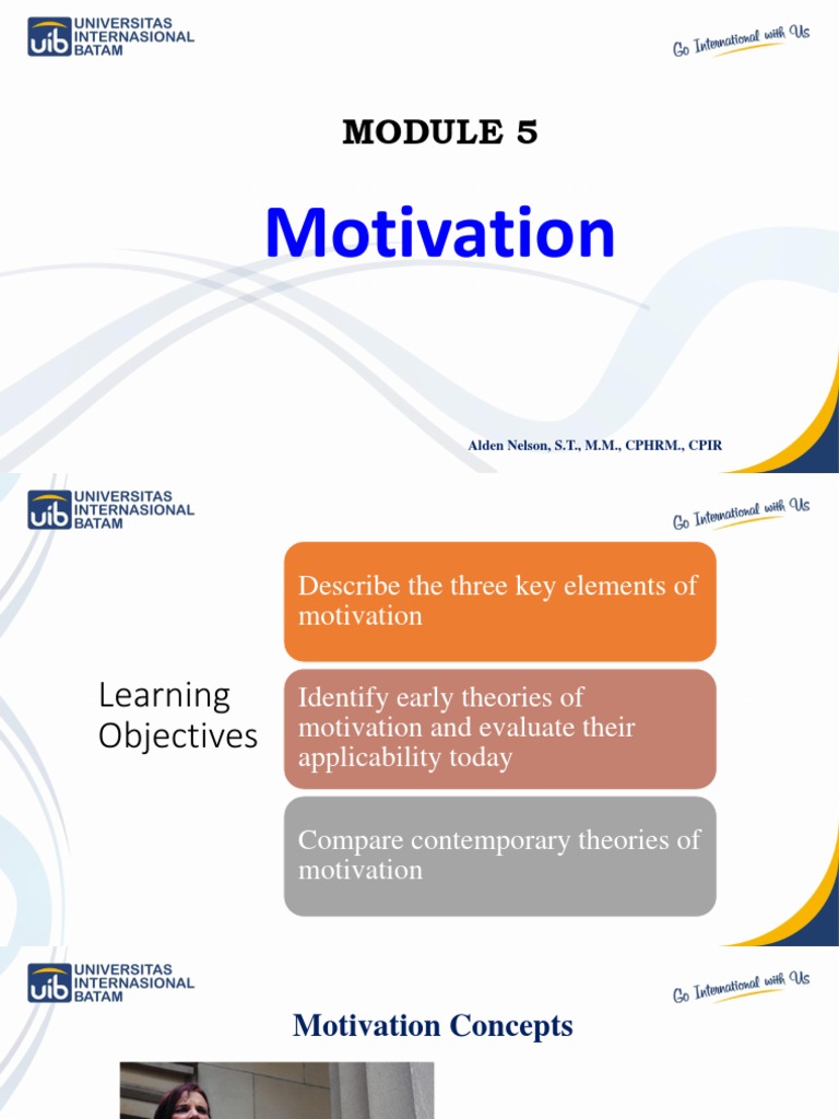 Module 5 (Motivation) | PDF | Motivation | Motivational
