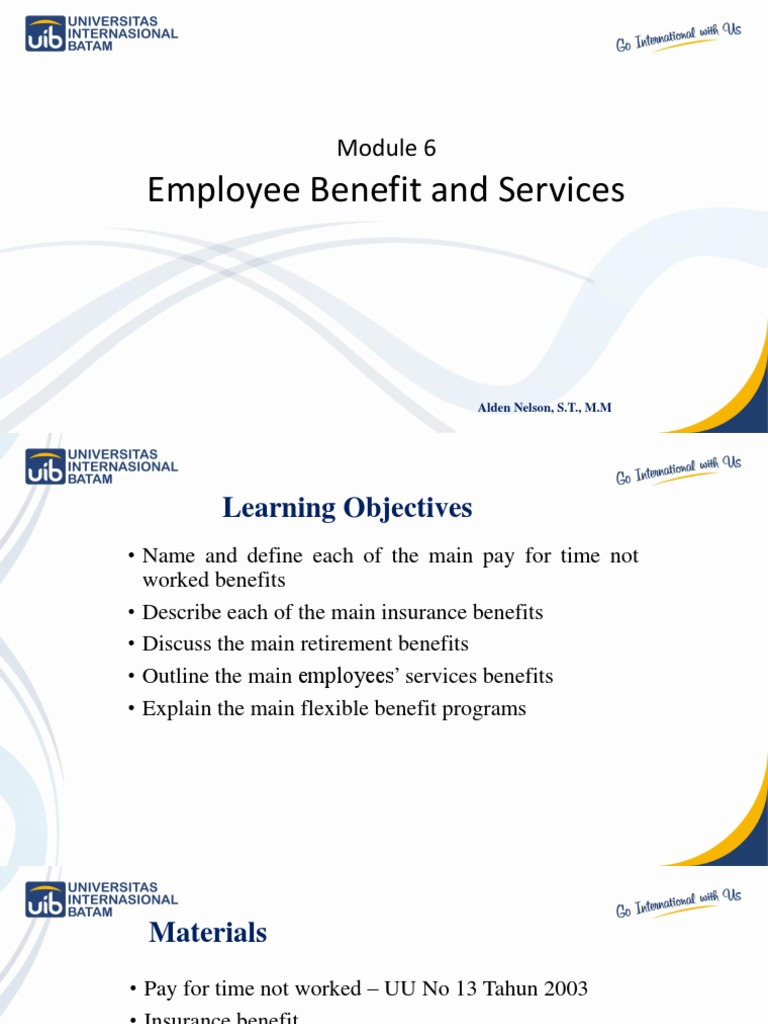 Employee Benefits Overview and Types | PDF | Employee Benefits | Pension