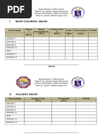 CRITERIA For JUDGING Career Guidance | PDF
