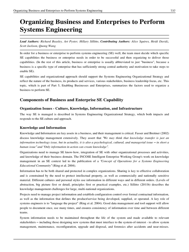 Guide To The Systems Engineering Body of Knowledge-747-753 | PDF ...