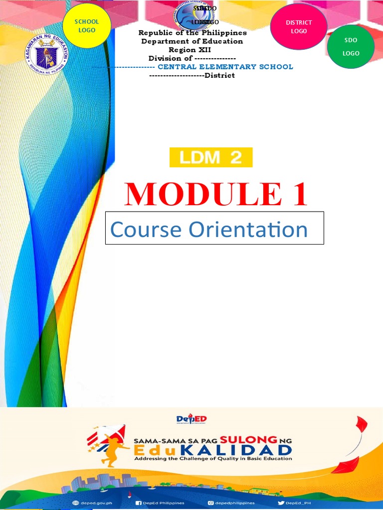 Module 1 COVER LDM 2 Portfolio | PDF