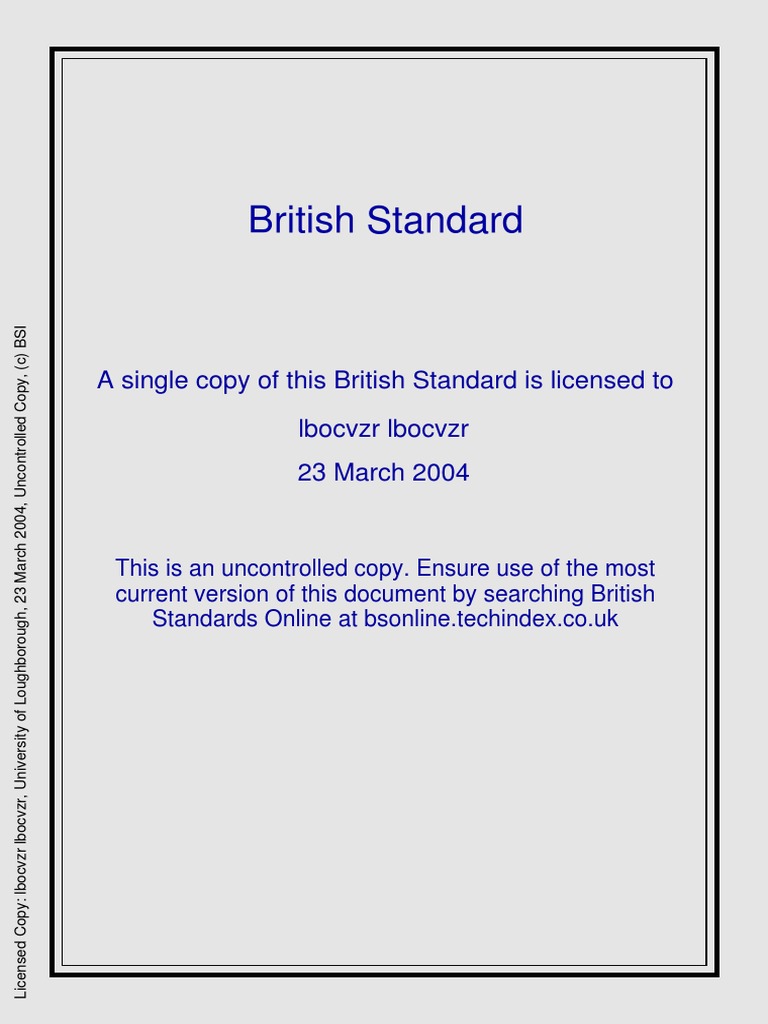 BS 1564 Prestressed Rectangular Tanks | PDF | Engineer | Screw