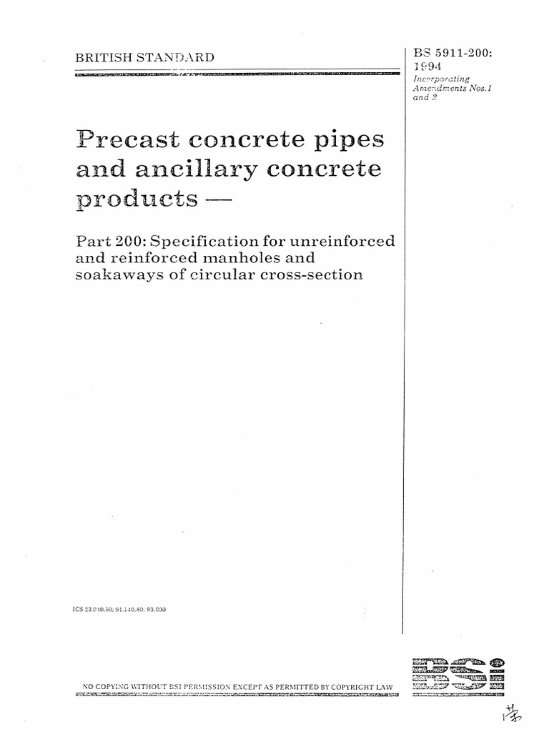 BS 5911-200 PDF | PDF