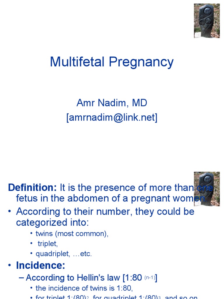Multifetal Pregnancy | PDF | Twin | Multiple Births