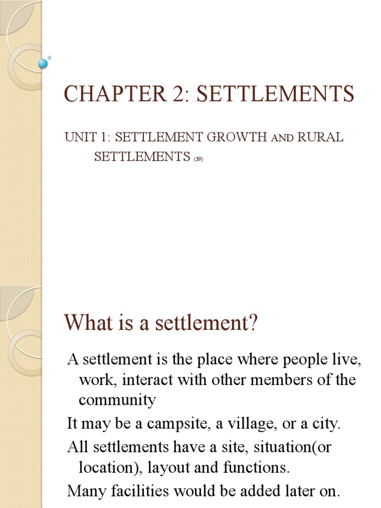 Understanding Settlement Growth and Patterns | PDF | Coast | Malaysia