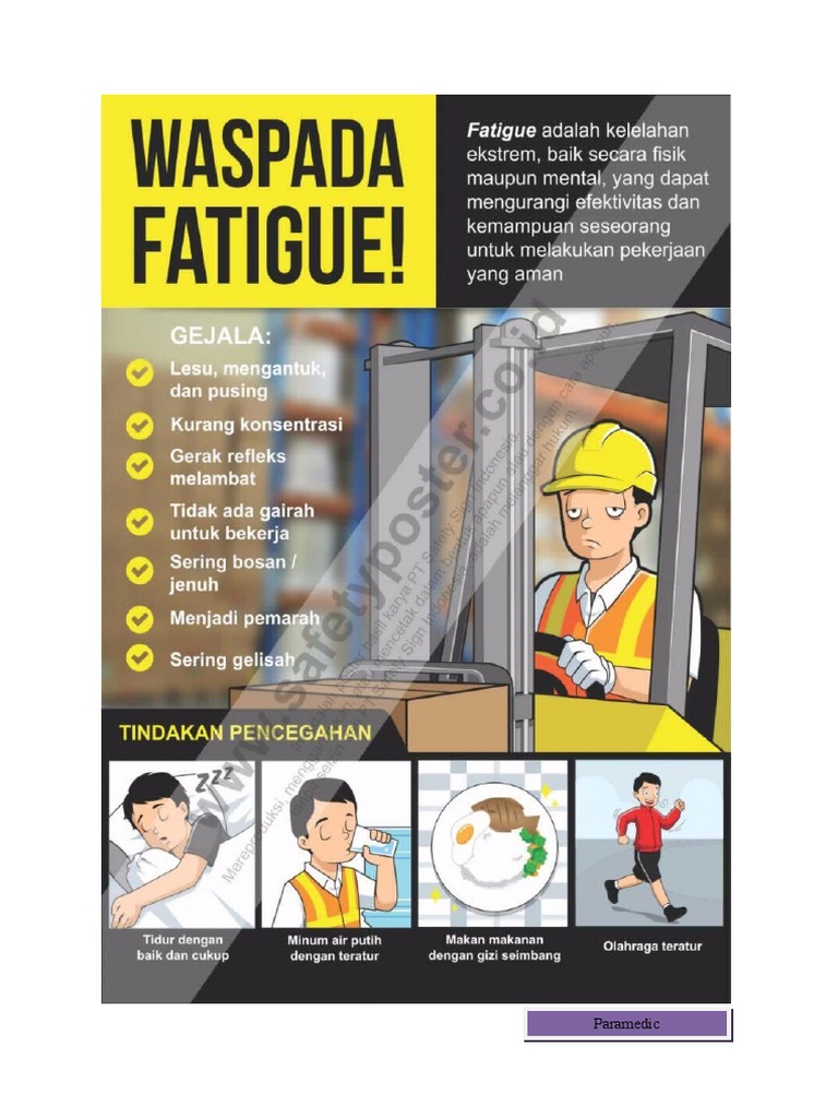 Poster Fatigue Pdf