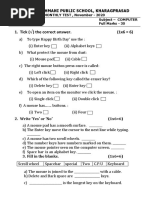 The Keyboard: Grade 1 | PDF