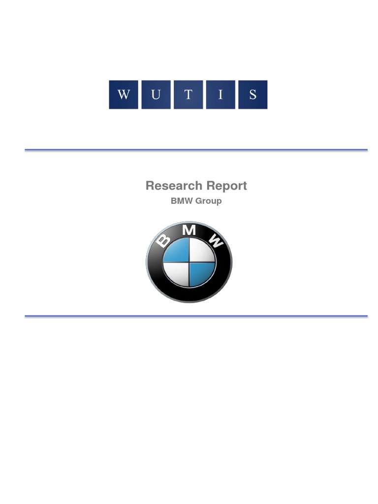 Report BMW PDF | PDF | Electric Car | Electric Vehicle