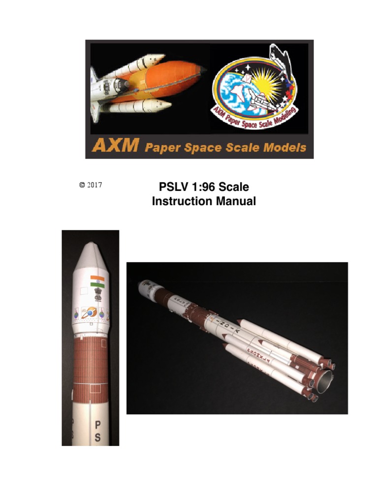 PSLV 1:96 Scale Instruction Manual | PDF