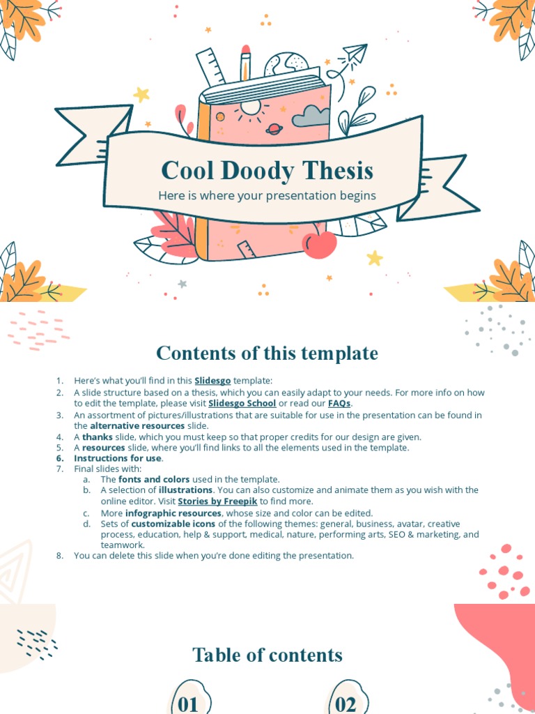 Cool Doody Thesis by Slidesgo | PDF | Planets | Solar System