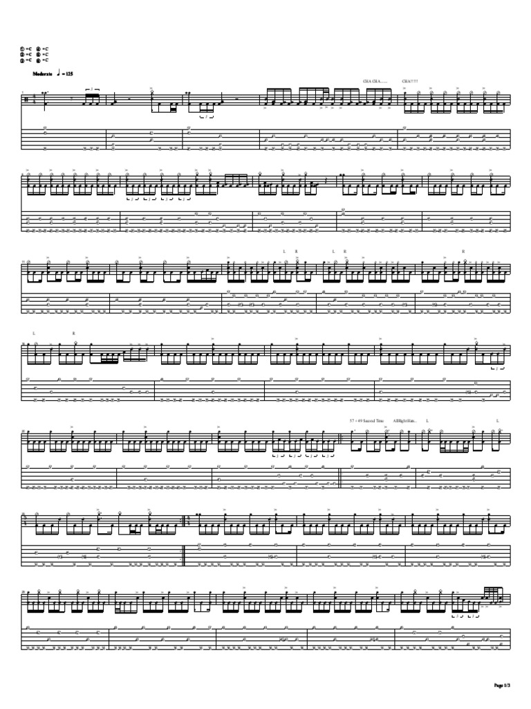 Alex Rudinger - Resistance (Drum) | PDF