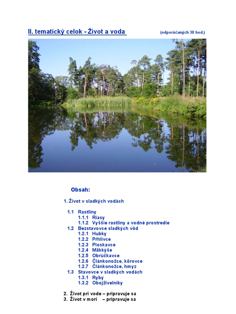 Vodny Ekosystem | PDF