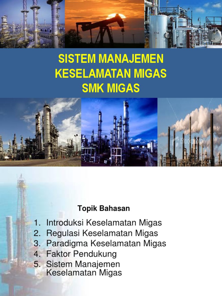 Substansi Sistem Manajemen K3 Migas | PDF | Bisnis | Sains & Matematika