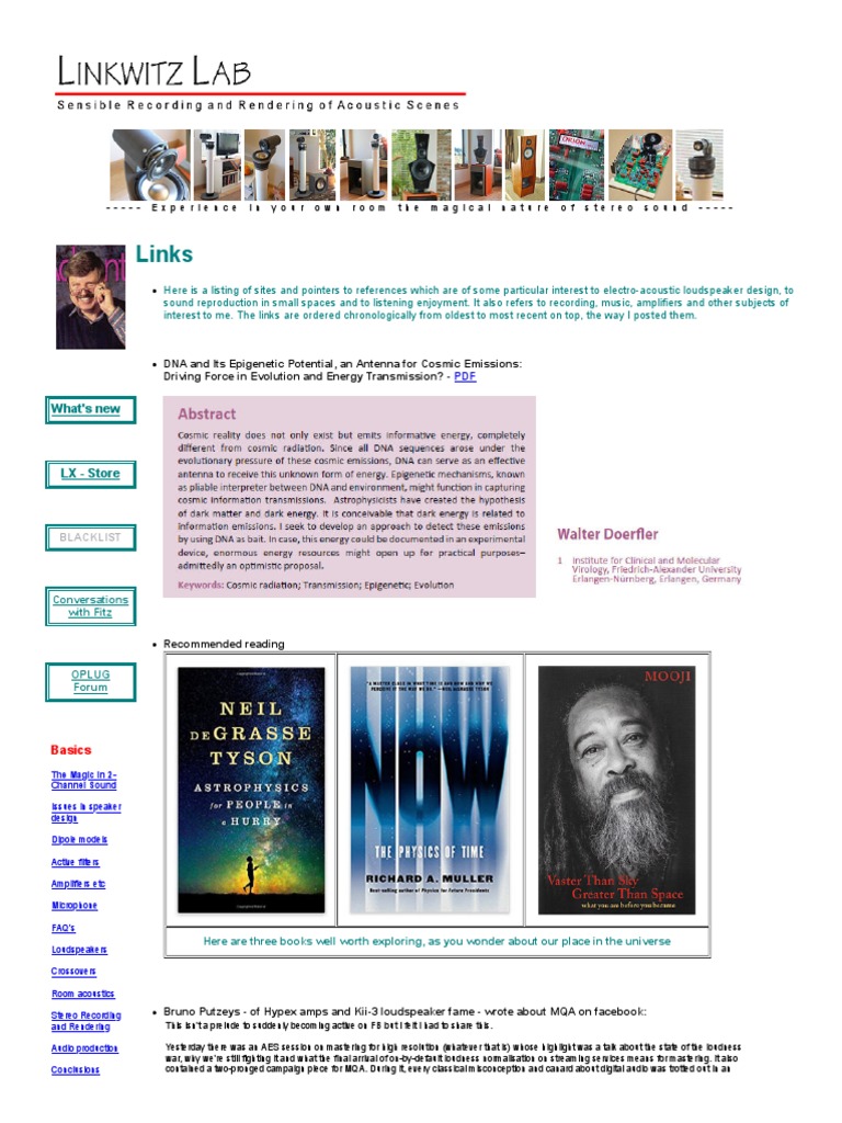 Linkwitz Links | PDF | Loudspeaker | Acoustics