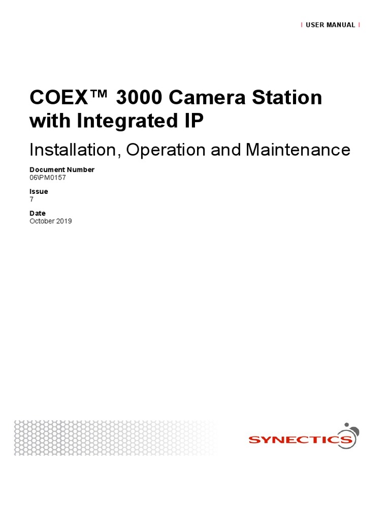 C3000 Synextic Camera | PDF | Electromagnetic Compatibility ...