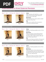 Heel Cord Stretching Guide | PDF | Foot | Human Anatomy