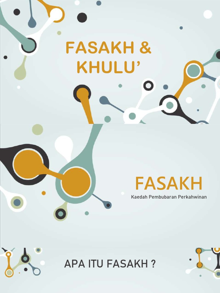 Fasakh & Khulu' | PDF