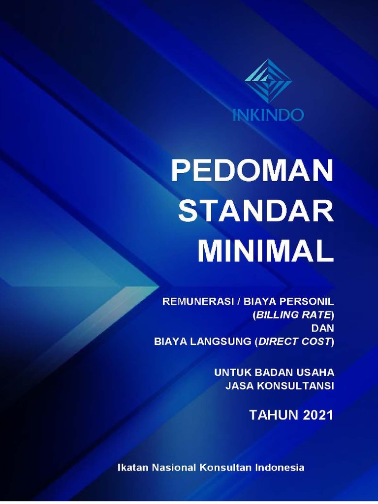 INKINDO Pedoman-Standar-Minimal-Tahun-2021-Final-15-10-2020 | PDF