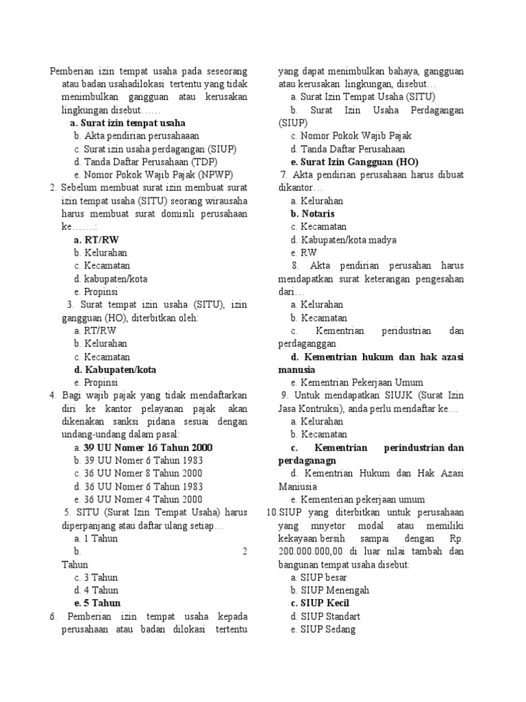 Soal KWH Kls Xii SMK Bms Semua Jurusan | PDF