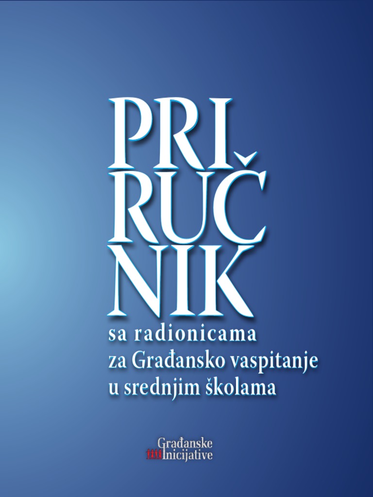 Prirucnik-Radionice Za Nastavnike GV U Srednjoj Skoli | PDF