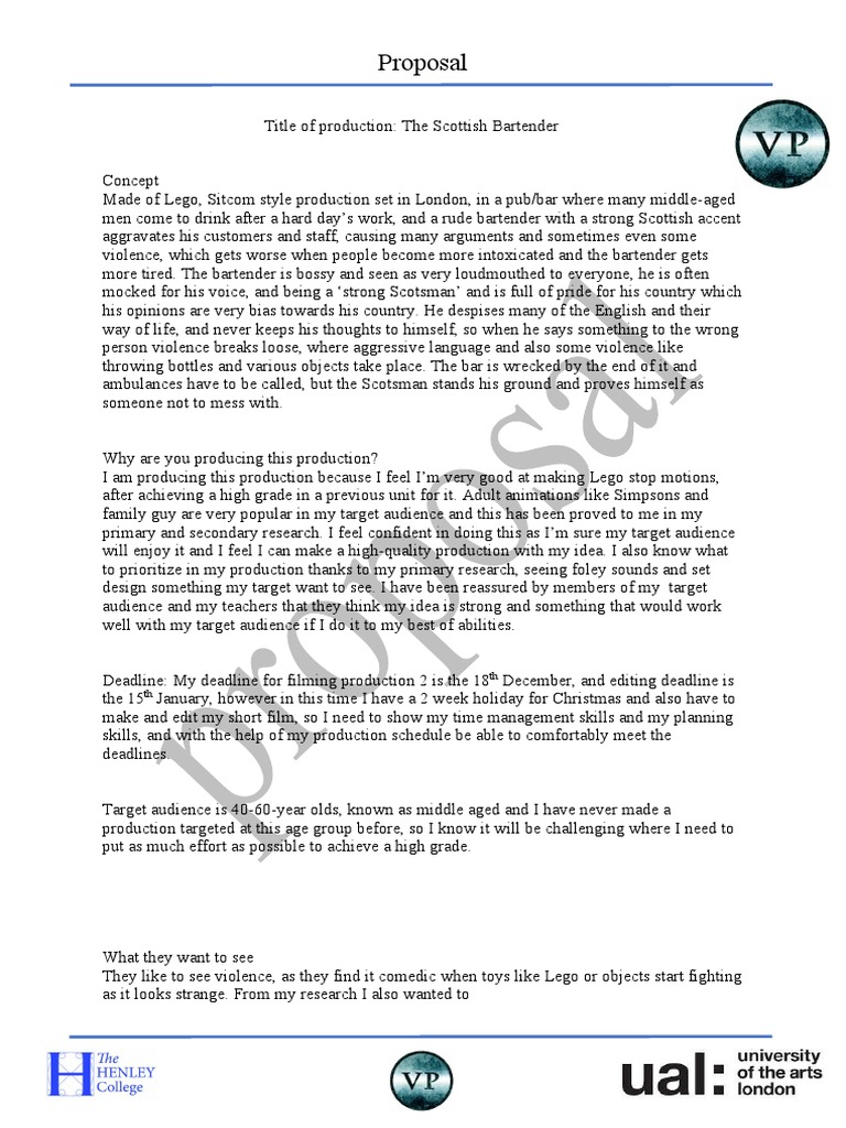 Proposal | PDF | Target Audience