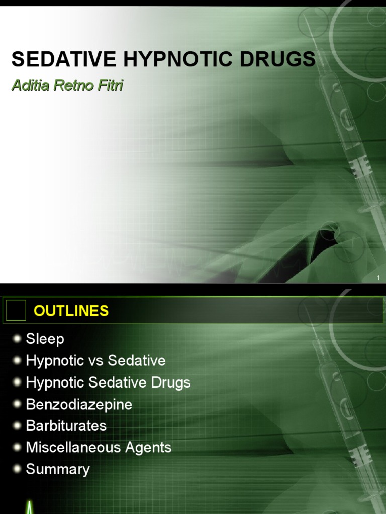 Overview of Sedative Hypnotic Drugs | PDF | Benzodiazepine | Drugs