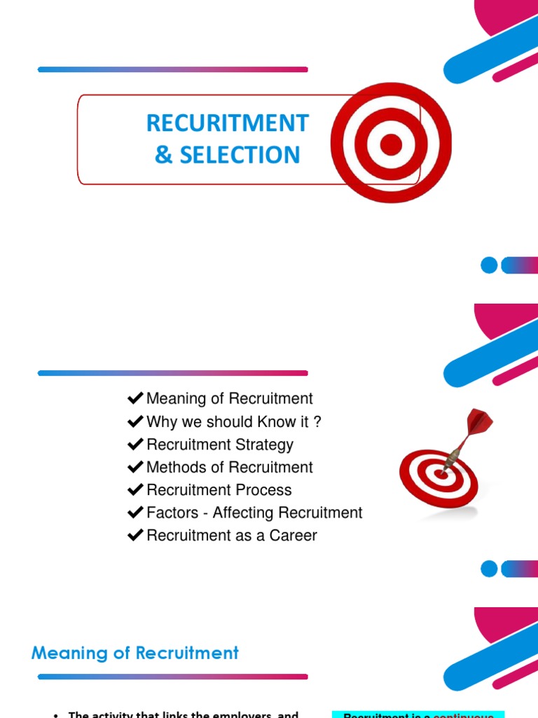 Recruitment Strategies and Processes Guide | PDF | Recruitment | Human ...