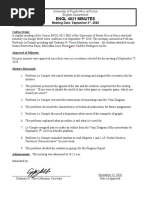 Sept. 2021 INSET Notice and Minutes of Meeting | PDF | Government