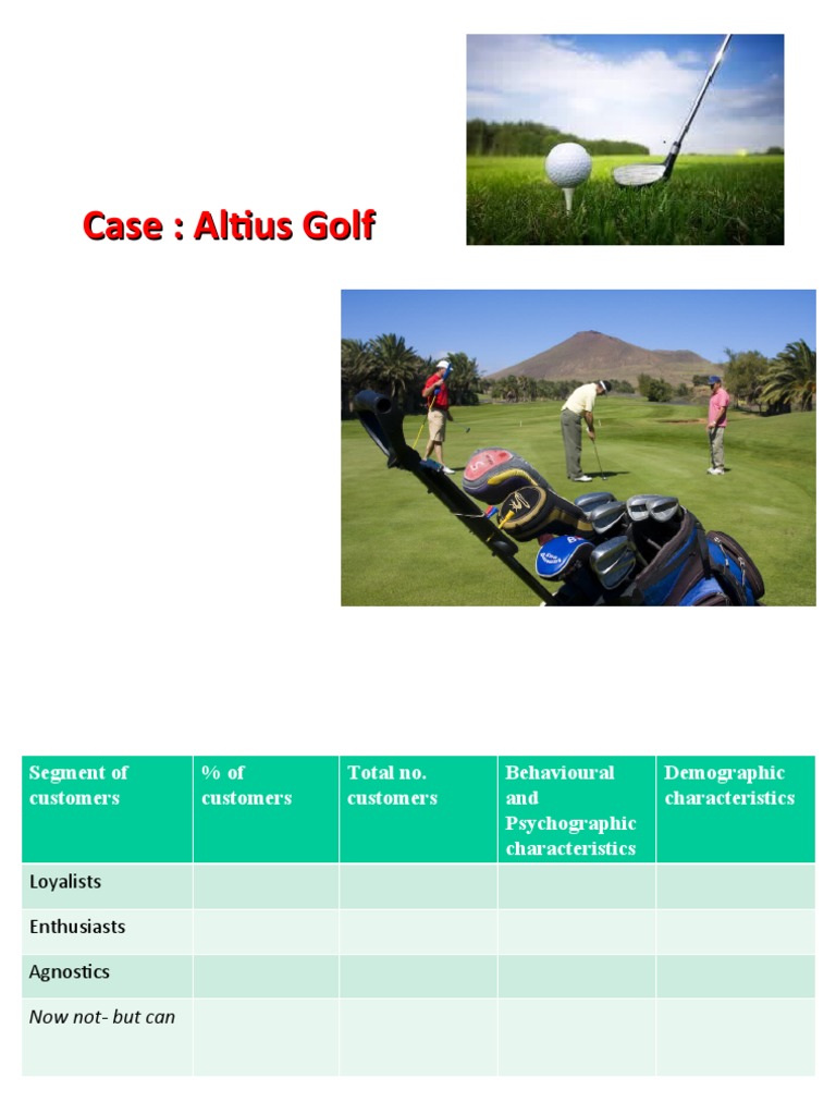 Case - Altius Golf | PDF