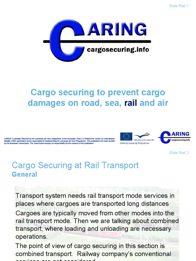 Cargo Securing To Prevent Cargo Damages On Road, Sea, and Air | PDF ...
