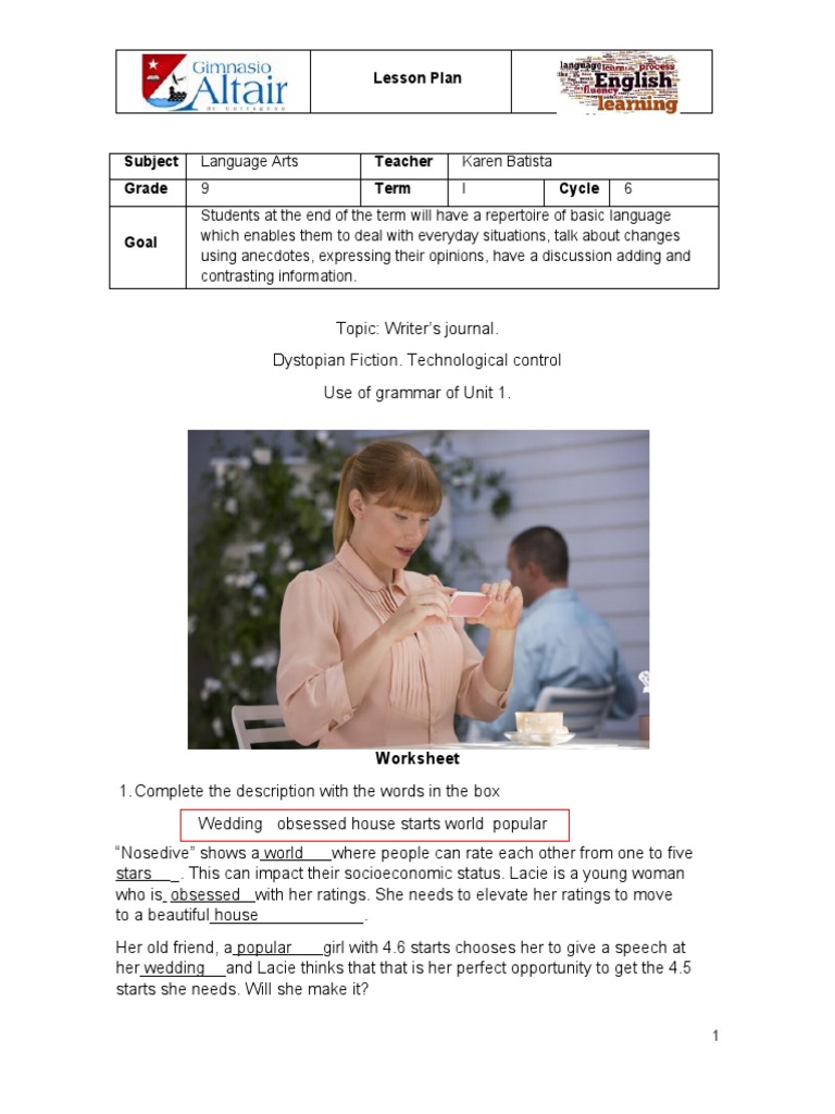 Black Mirror Worksheet | PDF | Communication | Cognition
