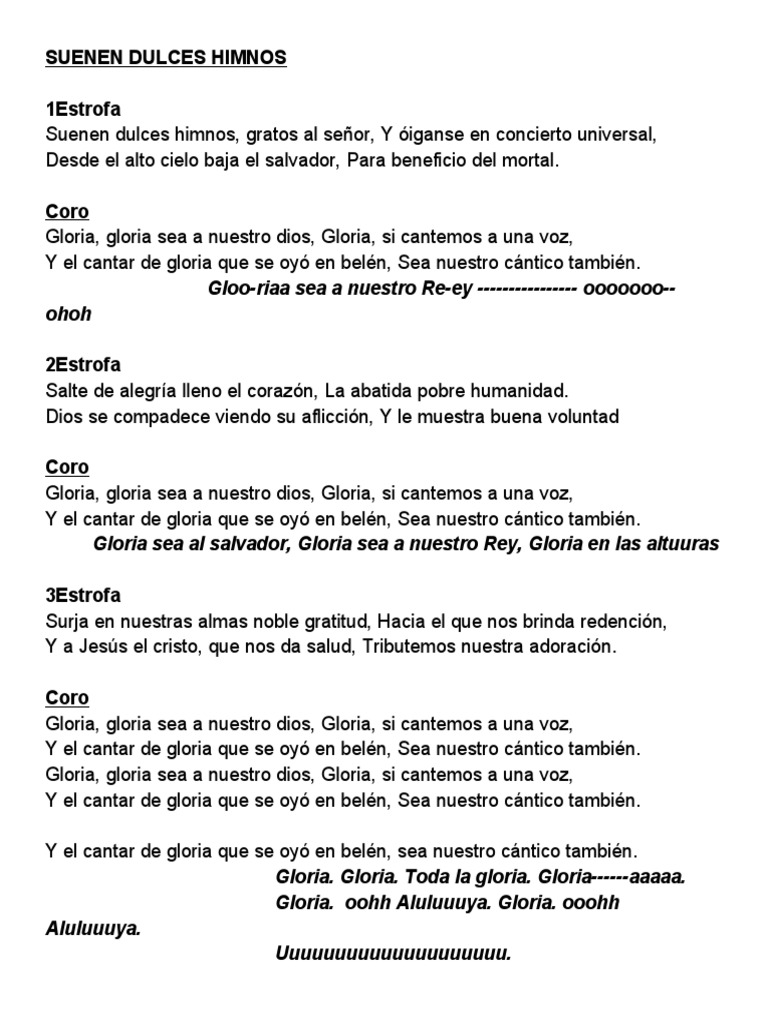 Suenen Dulces Himnos | PDF