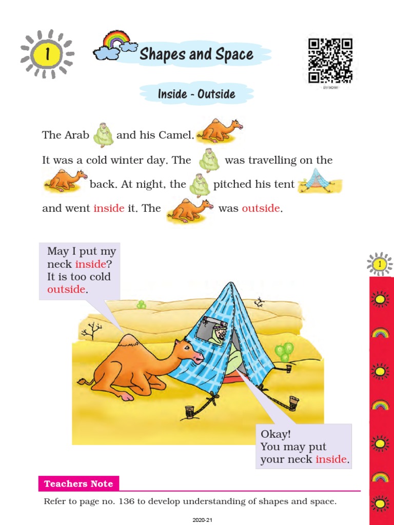 1 Shapes and Space: Inside - Outside | PDF