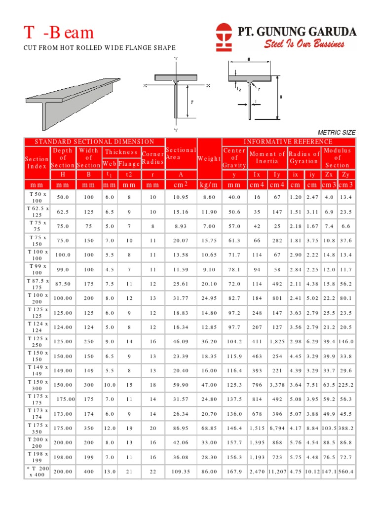 T Beam PDF | PDF | Civil Engineering | Mechanical Engineering