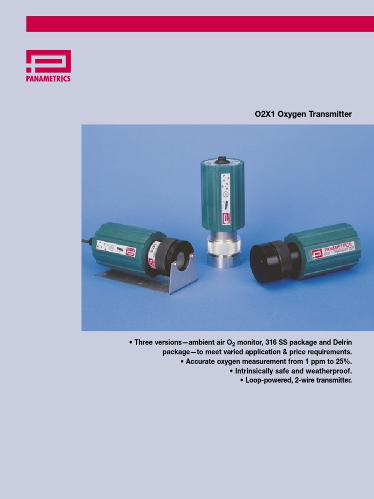 O2X1 Oxygen Transmitter | PDF | Power Supply | Chemistry