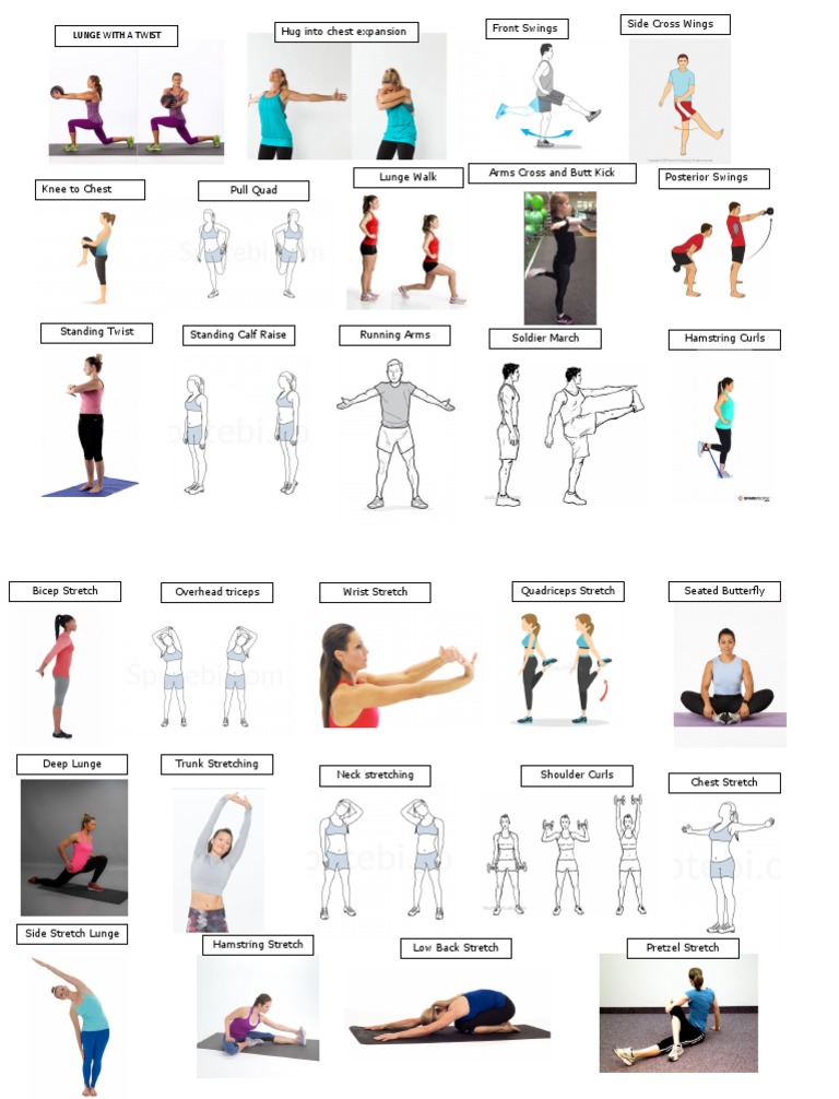 Lunge With A Twist Hug Into Chest Expansion Side Cross Wings Front ...