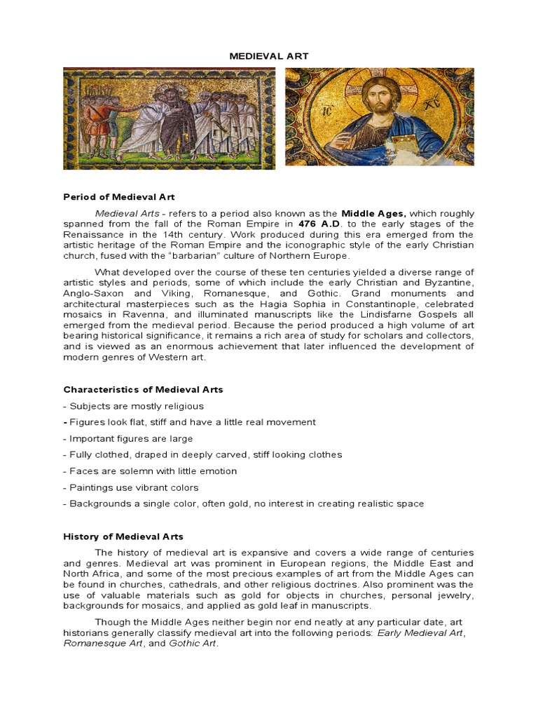 Exploring the Rich Visual Landscape of Medieval Art | PDF | Medieval ...